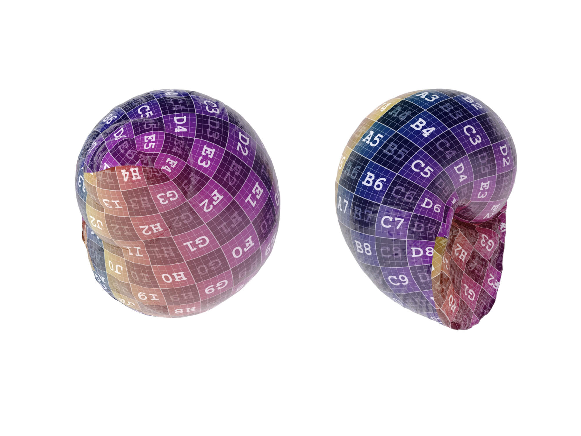 Escargots (Snails) 7 Models - 3D Model by TmHill