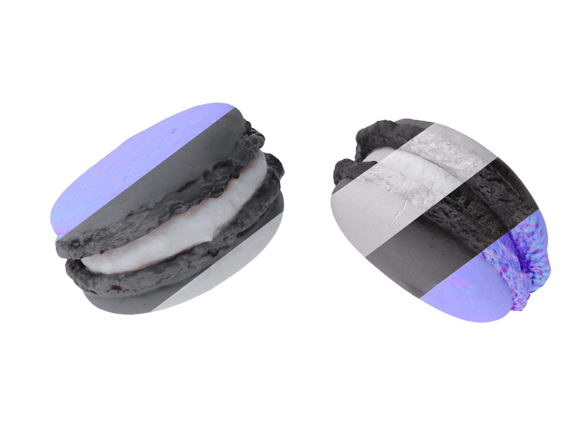 French macarons 8 Models - 3D Model by TmHill