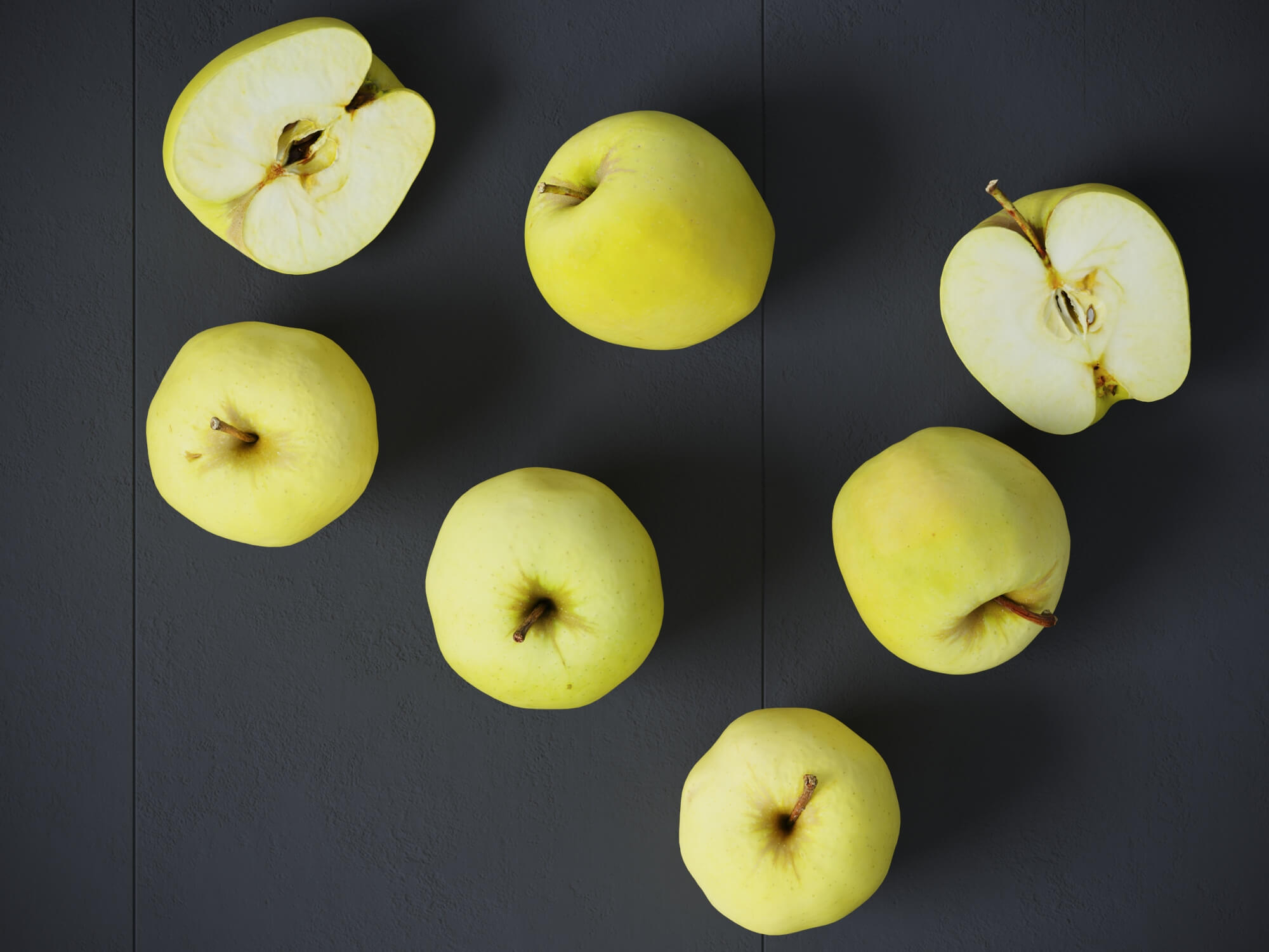 Golden Apples 7 Models - 3D Model by TmHill