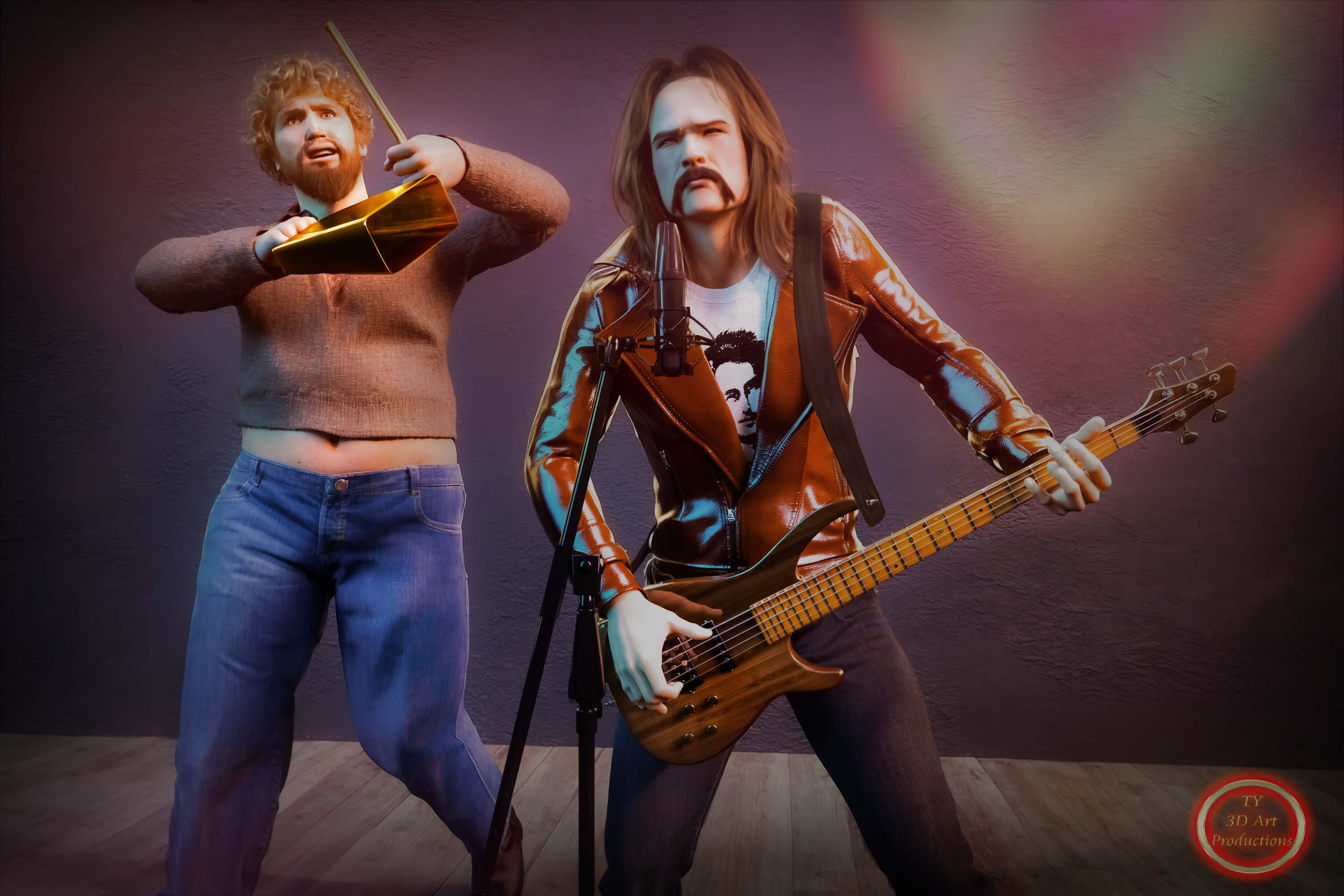 A Little Bit More Cowbell 3D Render, Digital Art by Tmraider