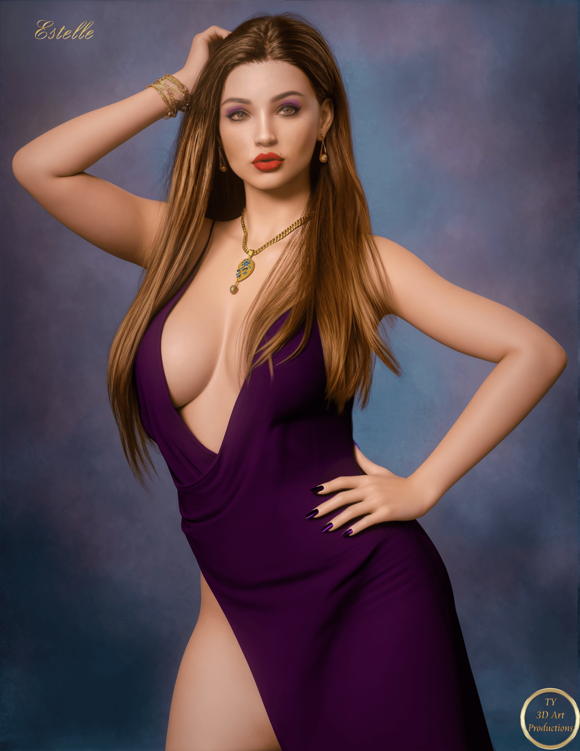 Estelle 3D Render, Digital Art by Tmraider