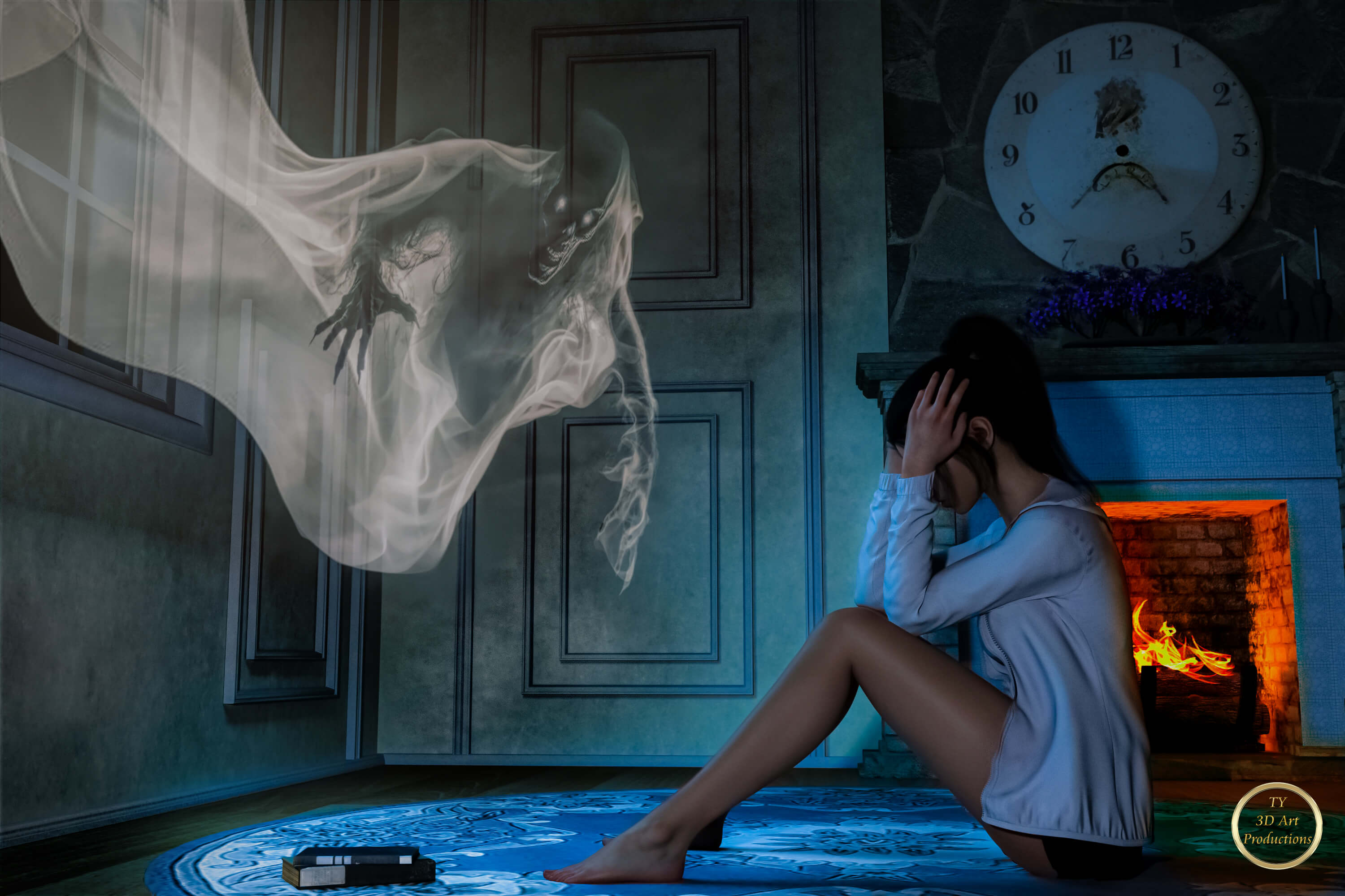 Hailey 3D Render, Digital Art by Tmraider