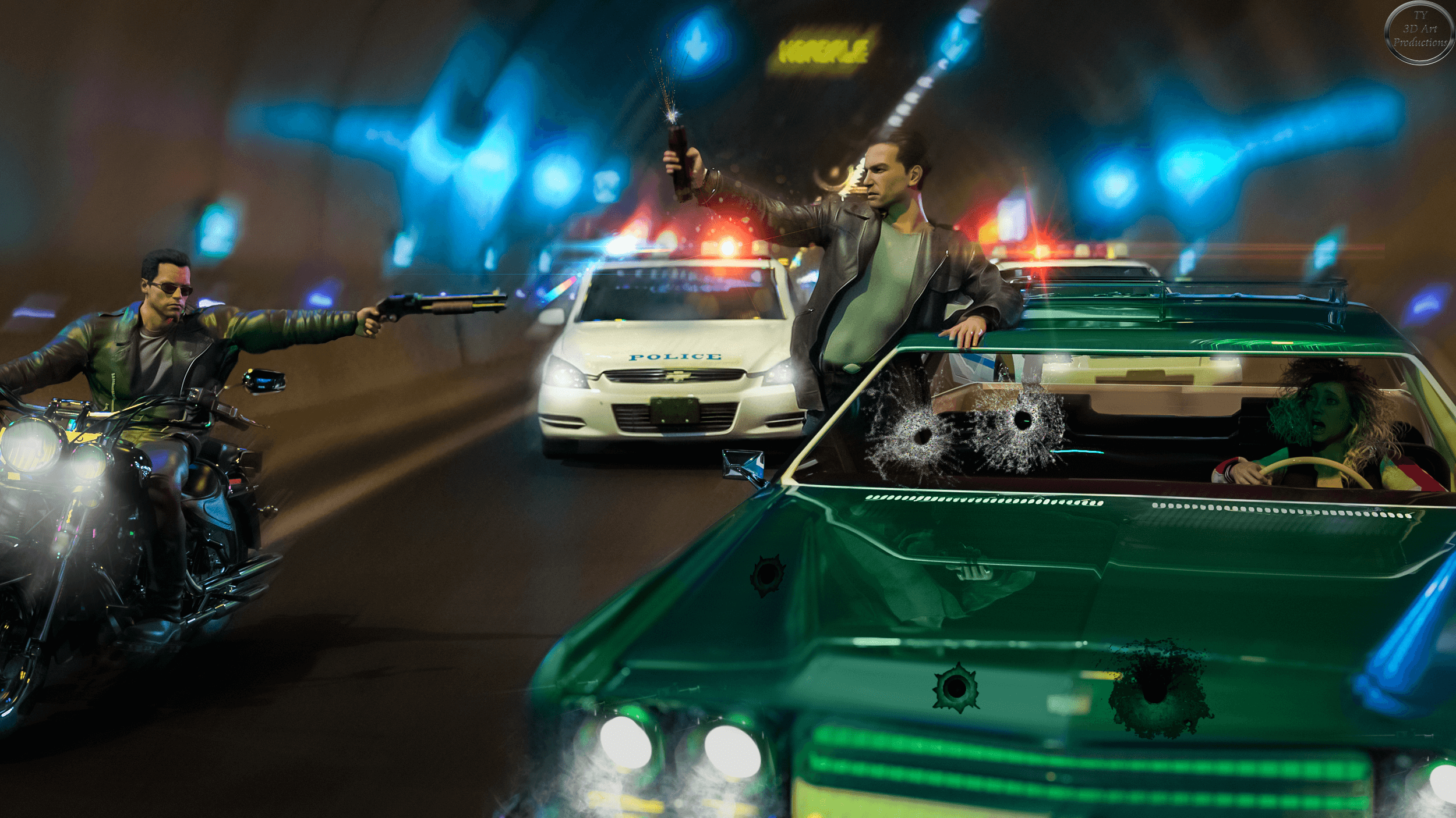 Terminator 2.5 3D Render | RenderHub Gallery