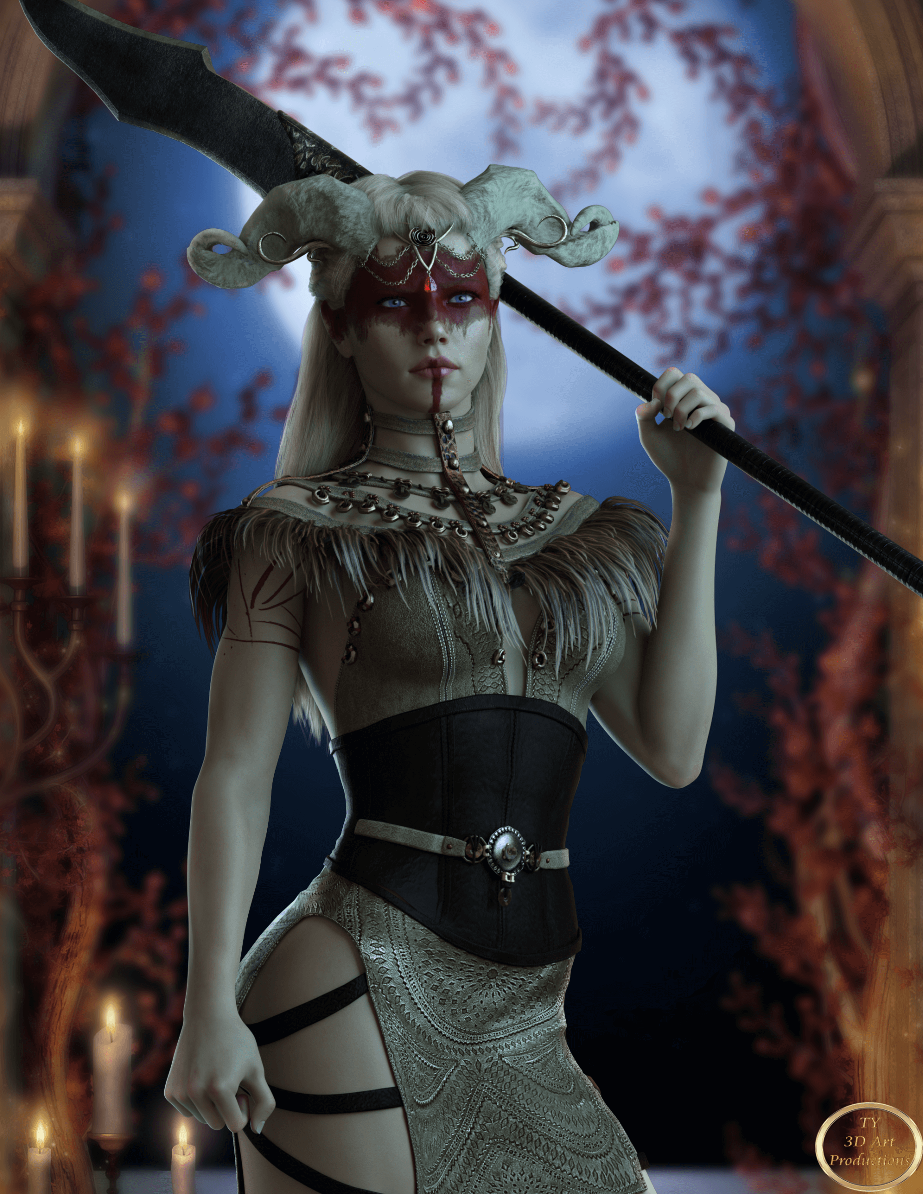 Viki the Viking warrior 3D Render | RenderHub Gallery