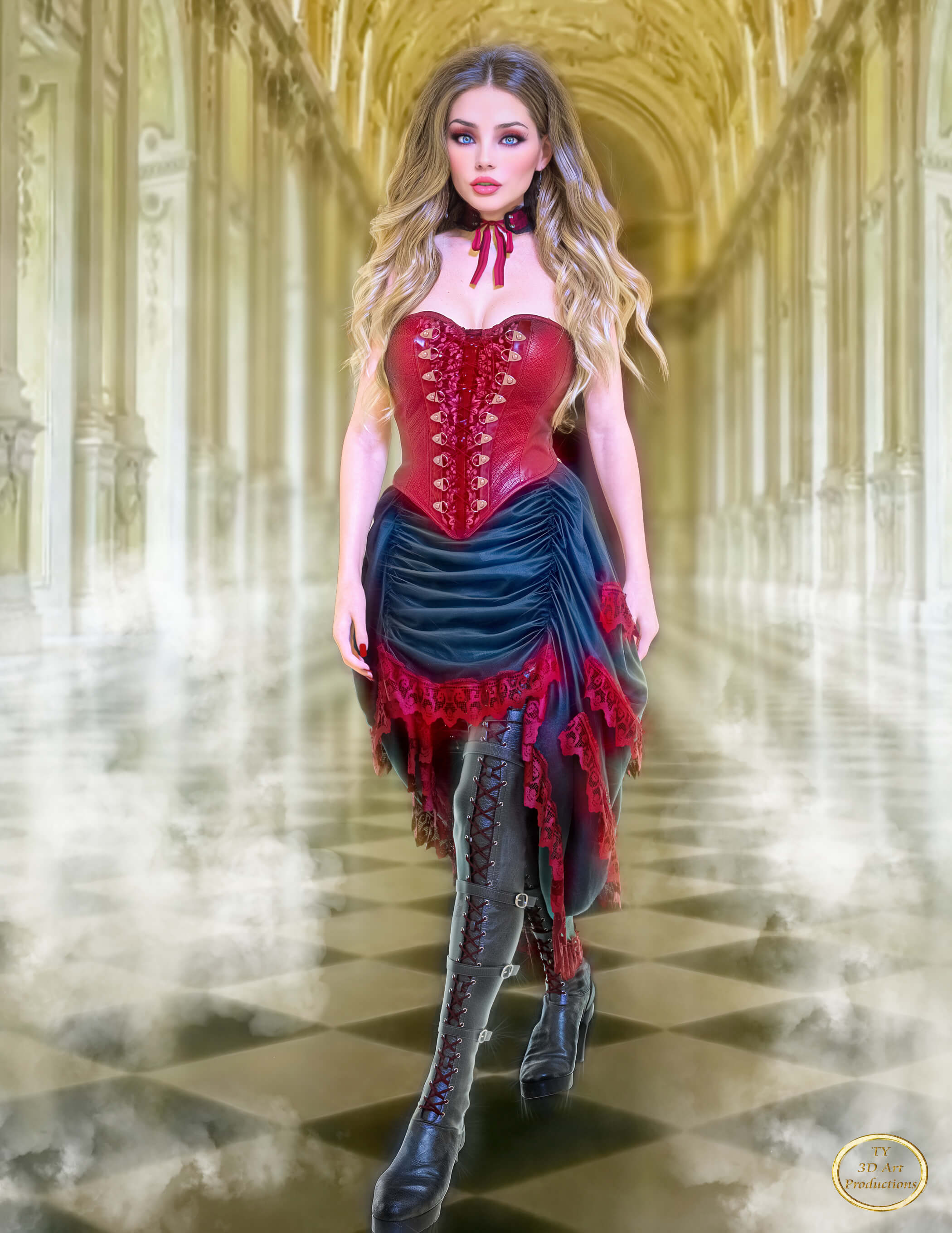 Vikki's Dream 3D Render, Digital Art by Tmraider
