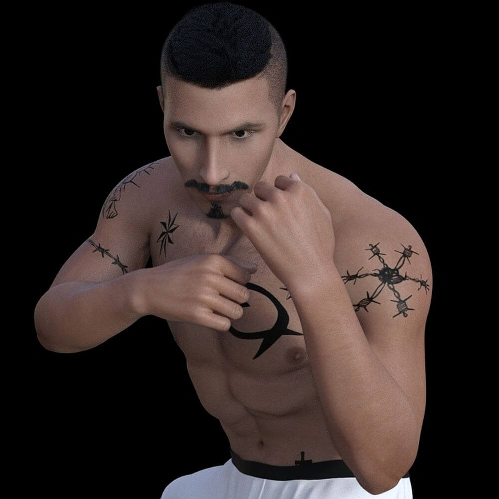 Yuri Boyka 3D Render, Digital Art by tobi999