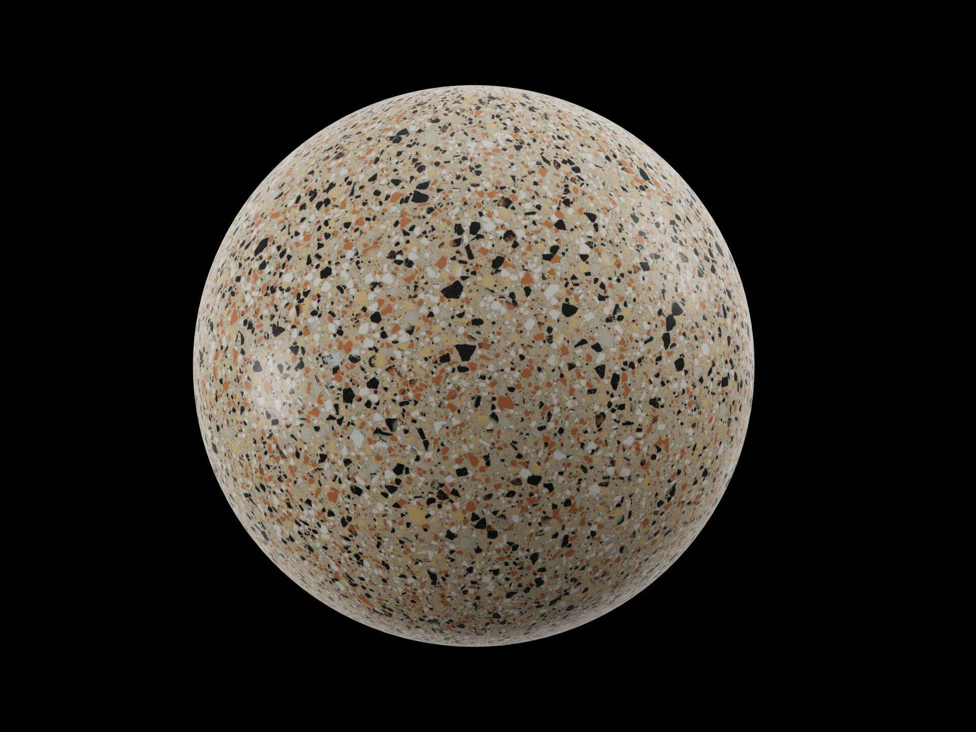 4 Material Set - Rialto Terrazzo - 4K - Tileble 3D Texture by tokitaki