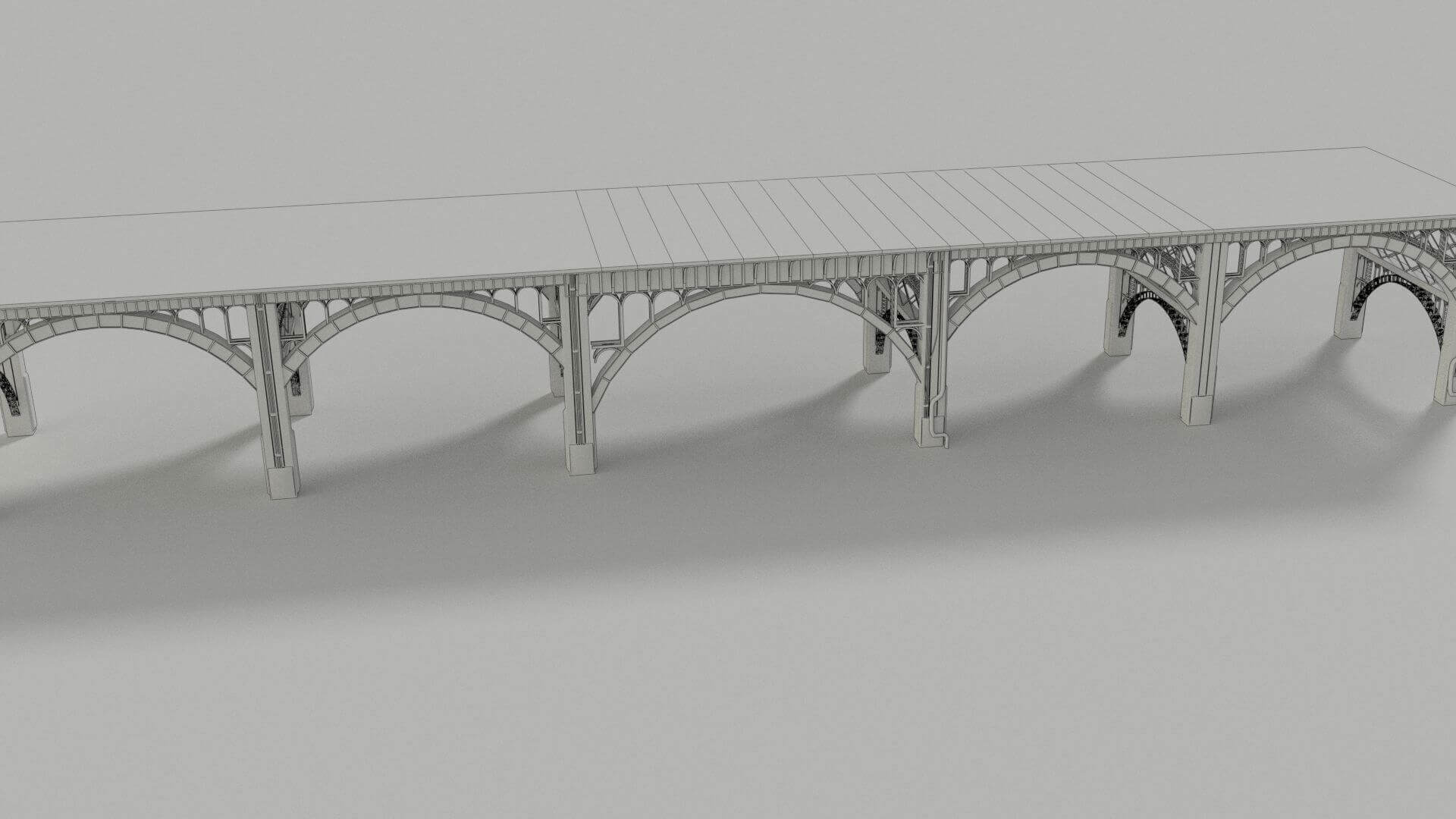 New York City Steel Bridge - 3D Model by tokitaki
