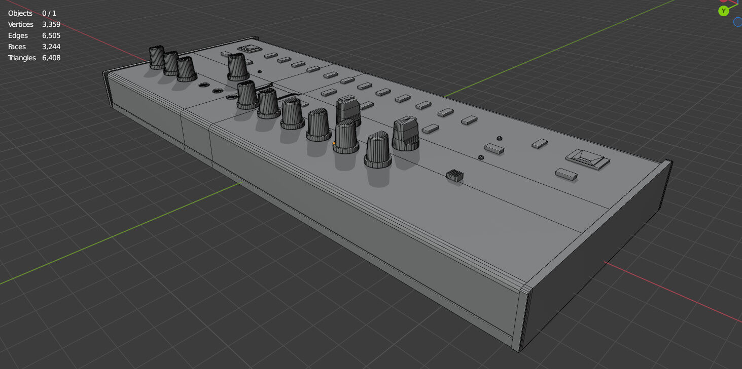 Roland Tb - 03 3D Model by tolgaoz132
