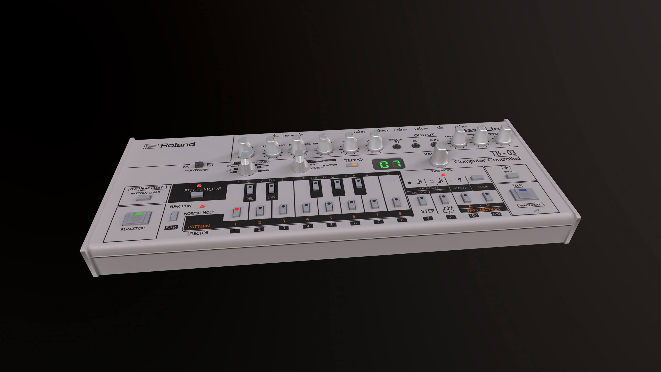 Roland Tb - 03 3D Model by tolgaoz132