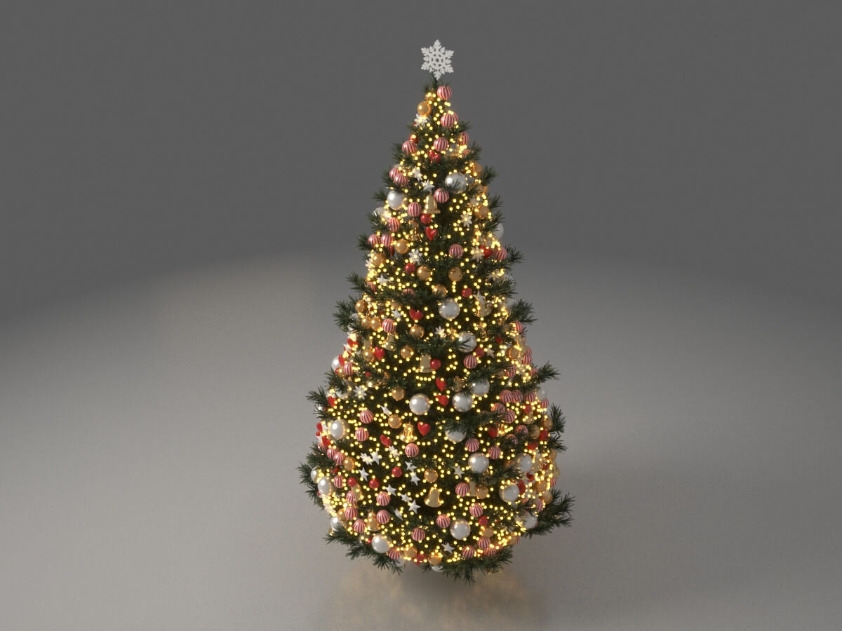 Christmas Tree - 3D Model by tolgaozbicerler_3d