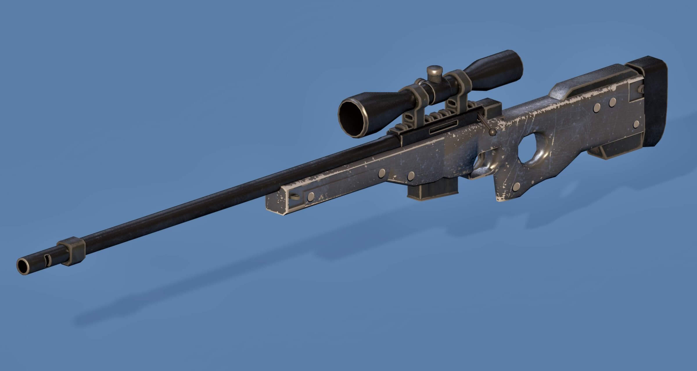 AWP Gun - 3D Model by Tollaru