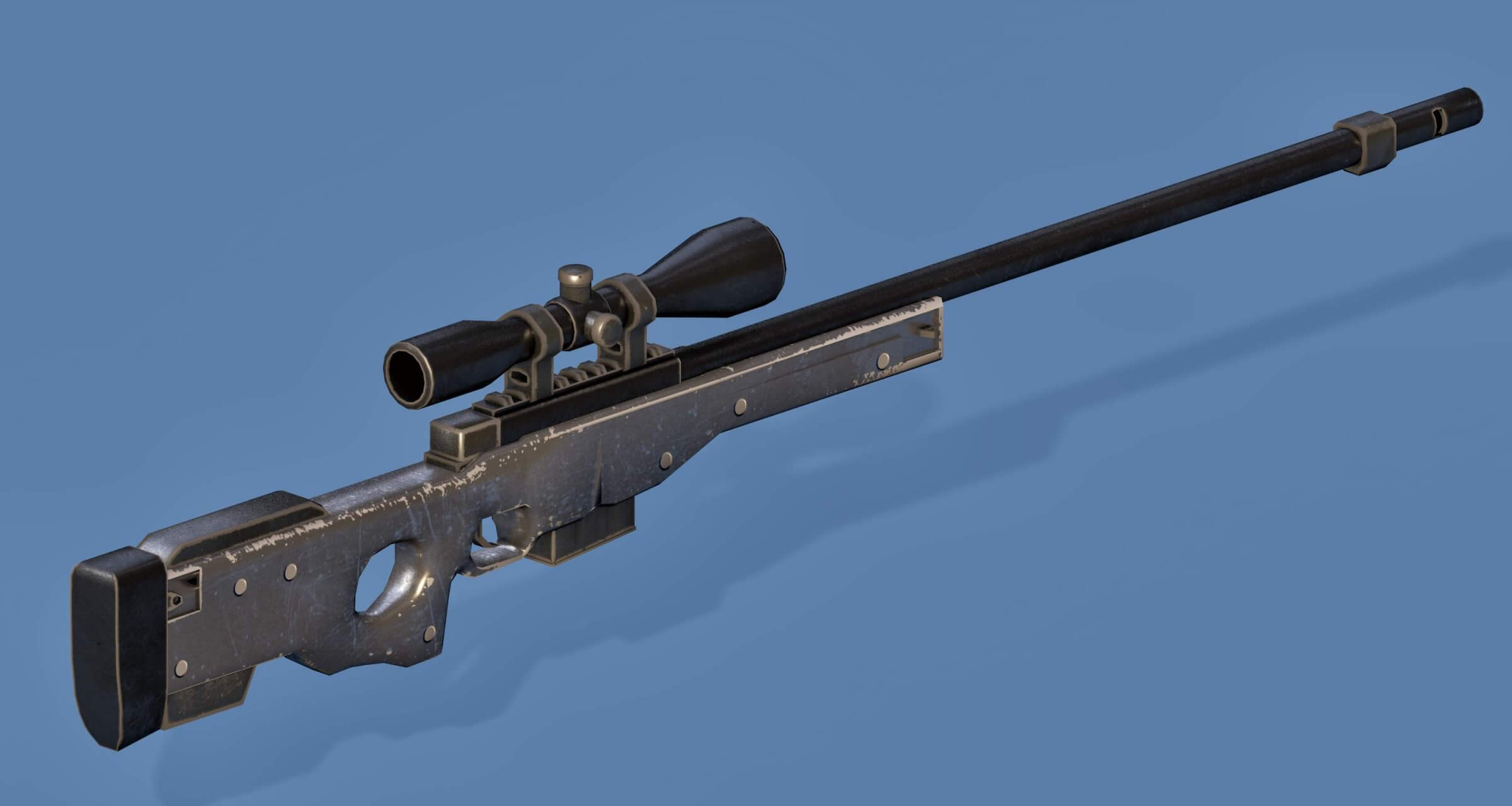 AWP Gun - 3D Model by Tollaru