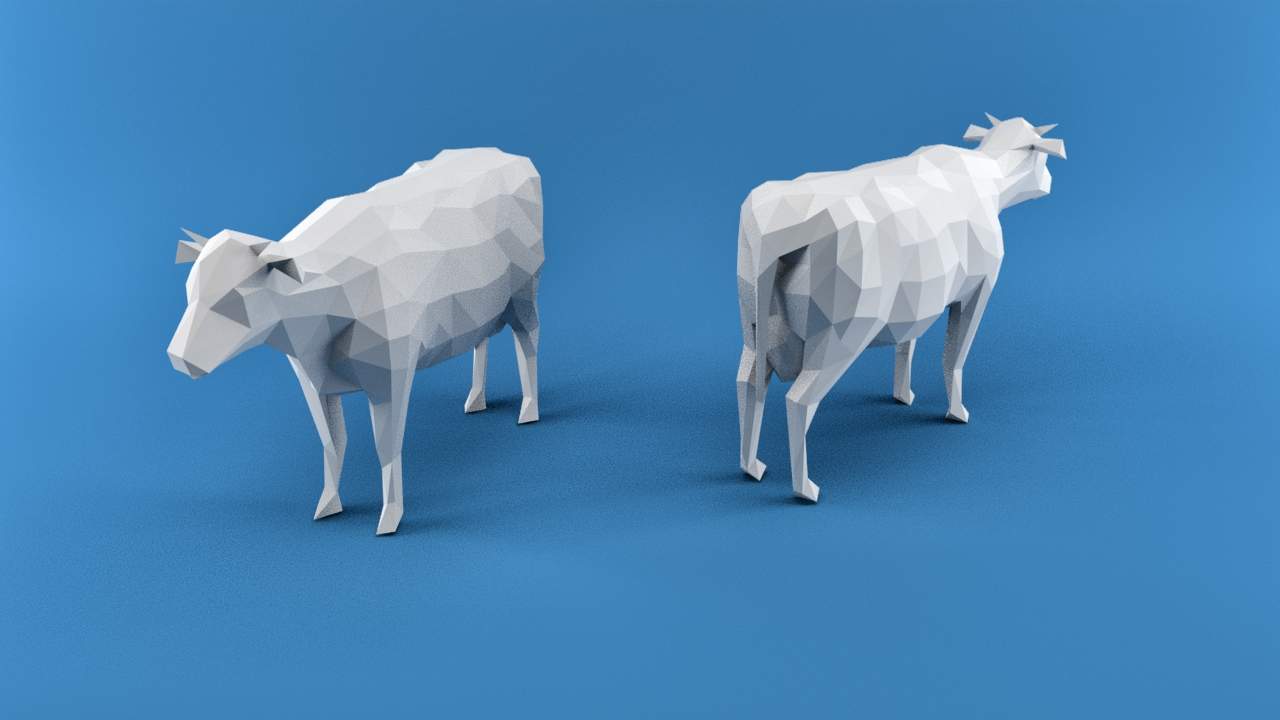 Farm Animals - 3D Model by Tollaru