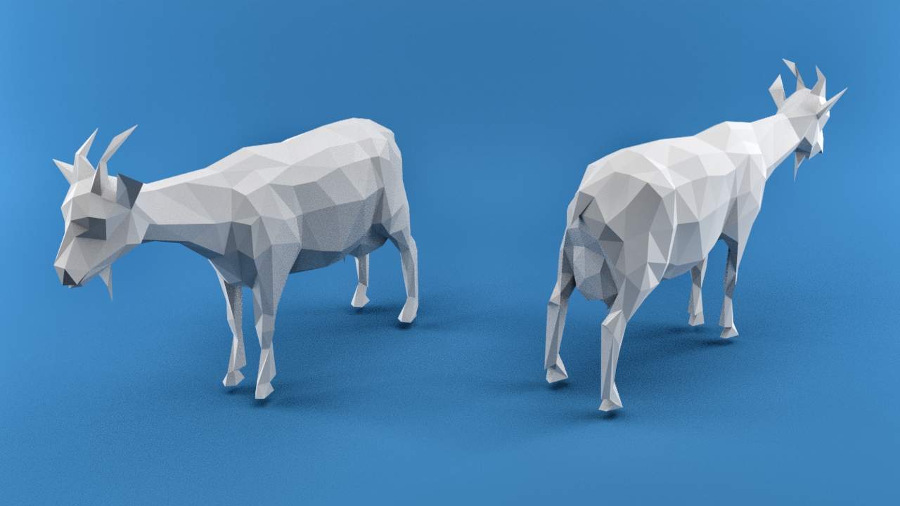 Farm Animals - 3D Model by Tollaru