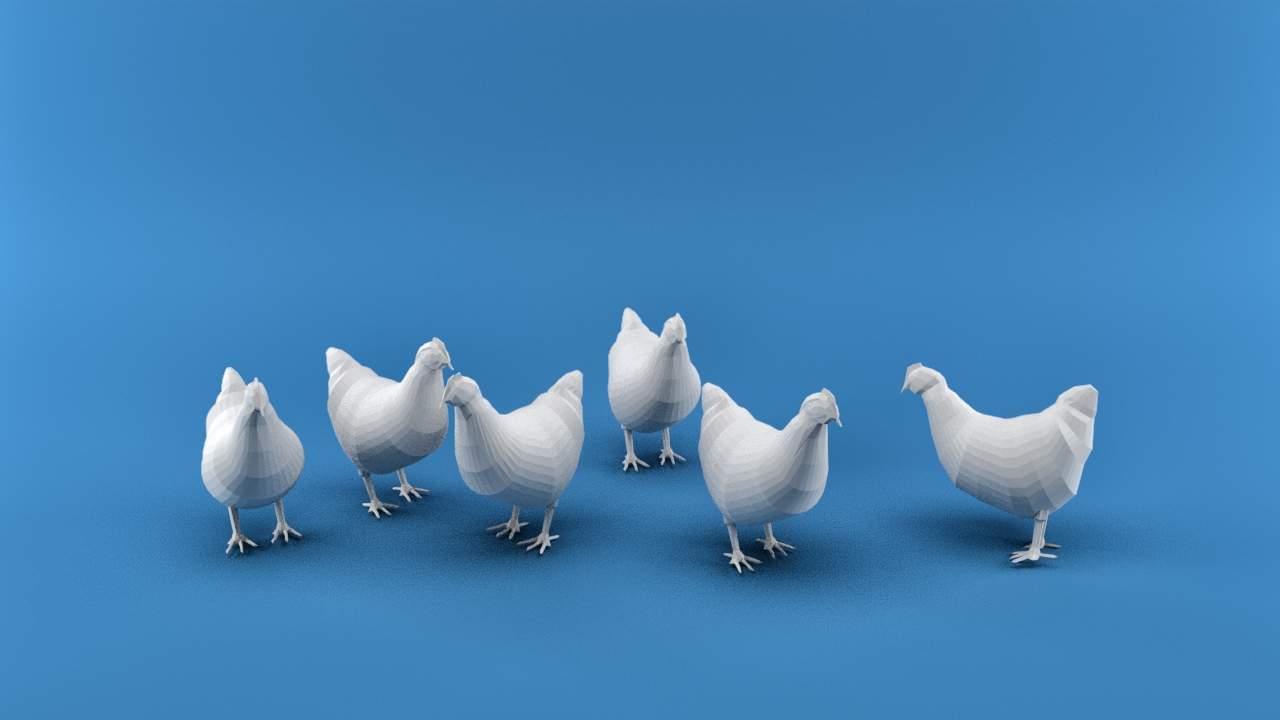 Farm Animals - 3D Model by Tollaru