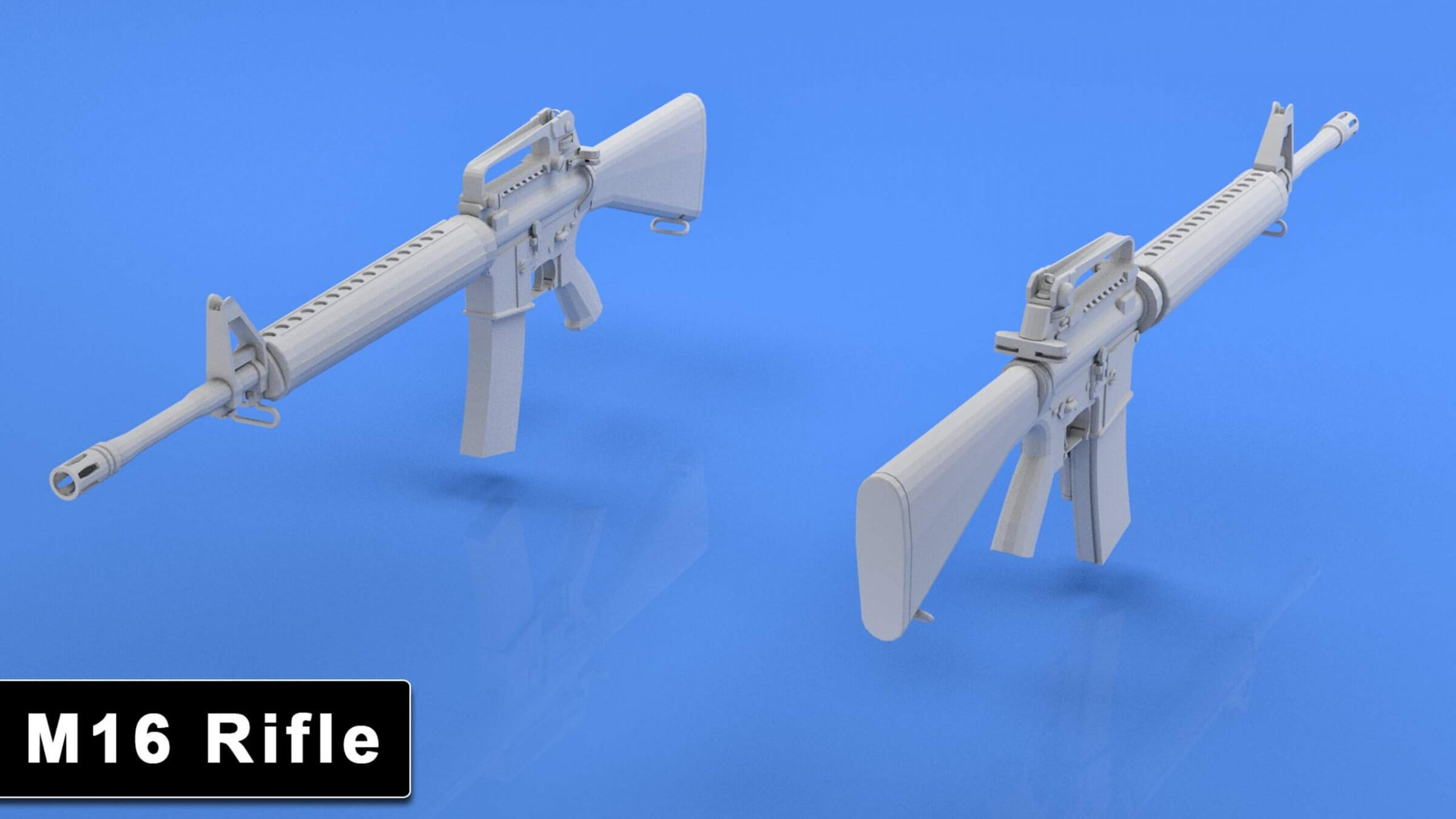 Guns Mesh Pack - 3D Model by Tollaru