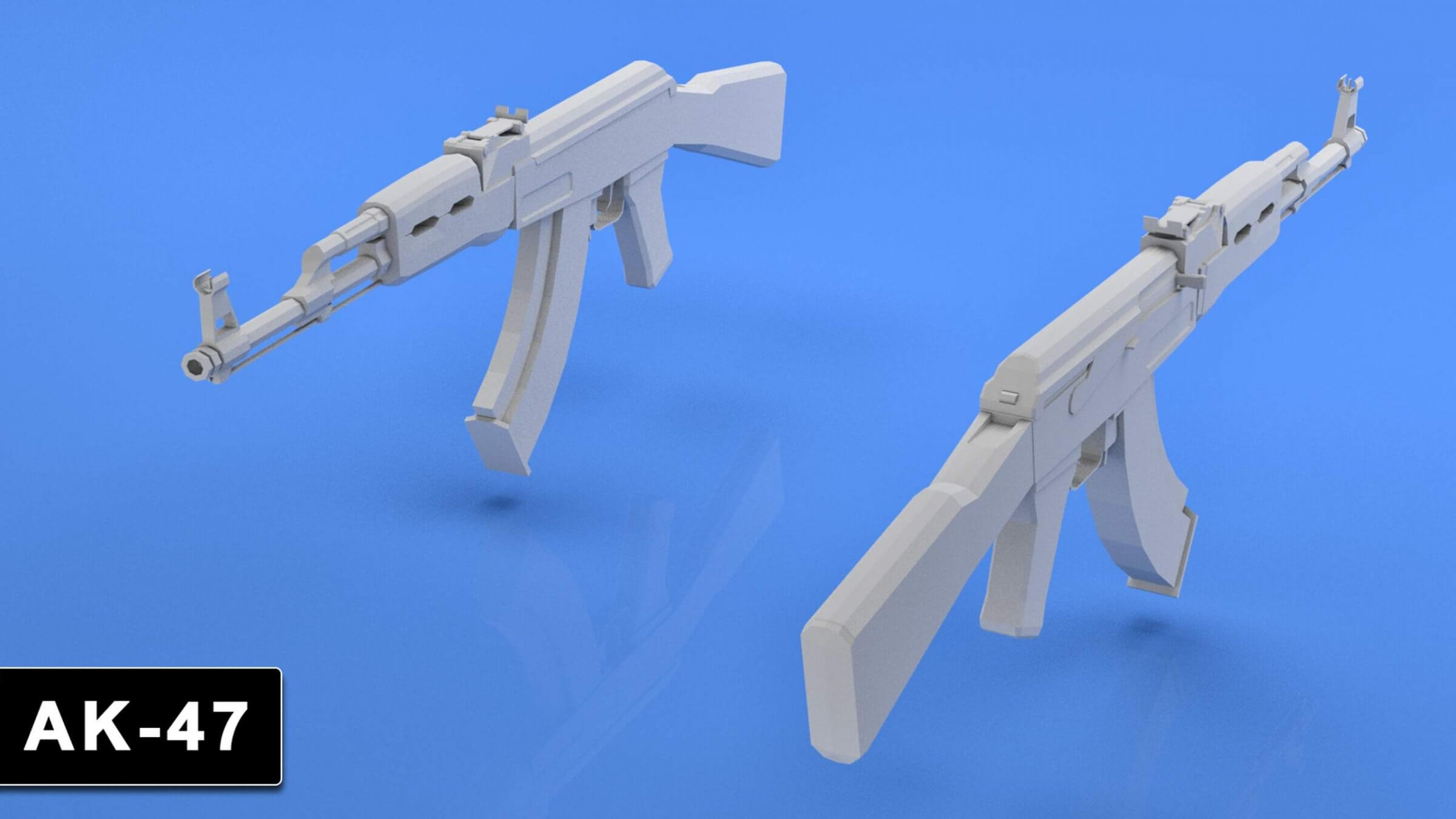 Guns Mesh Pack - 3D Model by Tollaru