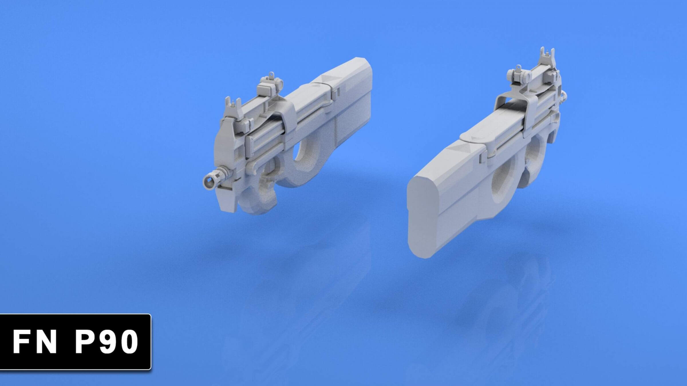 Guns Mesh Pack - 3D Model by Tollaru
