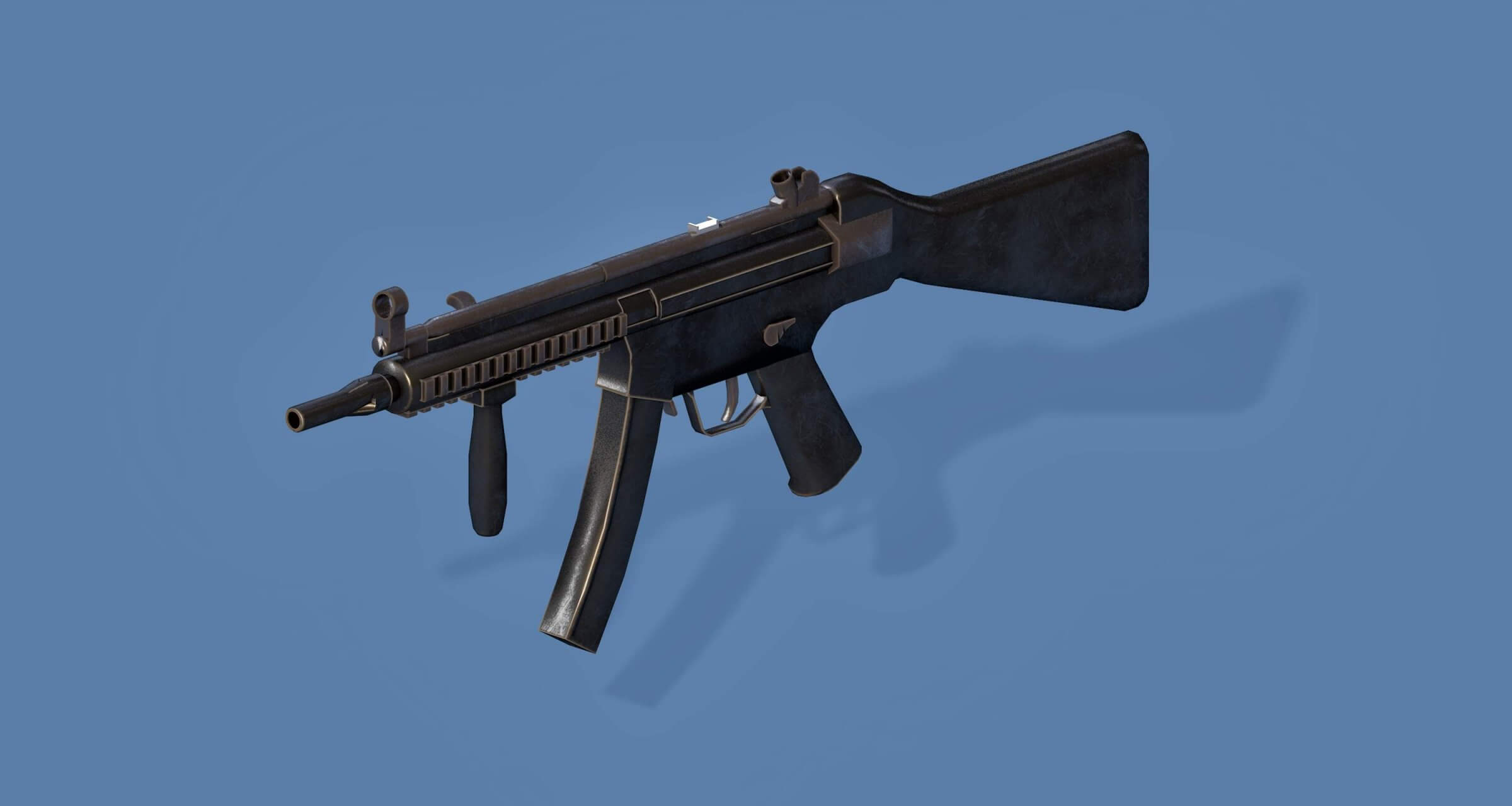 MP5 Gun - 3D Model by Tollaru
