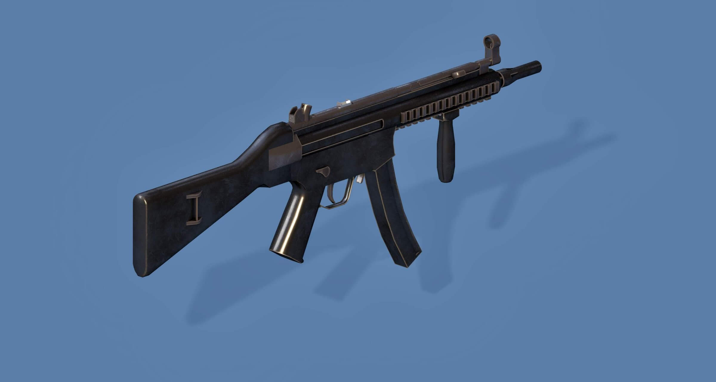 MP5 Gun - 3D Model by Tollaru