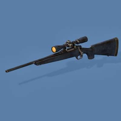 Remington 783 Gun - 3D Model by Tollaru