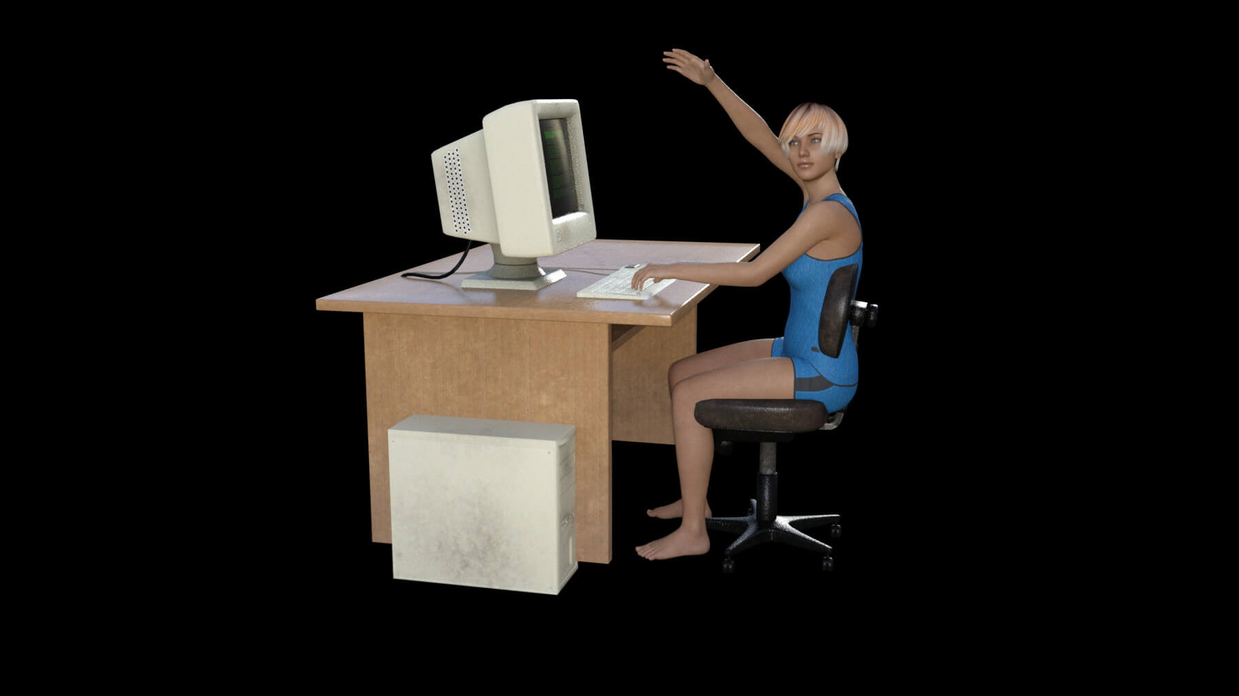 10 Typing and Using a Mouse Aniblocks for Gen 8 - Daz Content by Tomasi ...