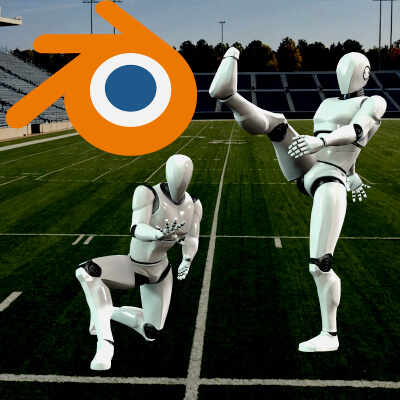 21 Football Motion Capture Animations for Blender3D - Animation/MoCap ...