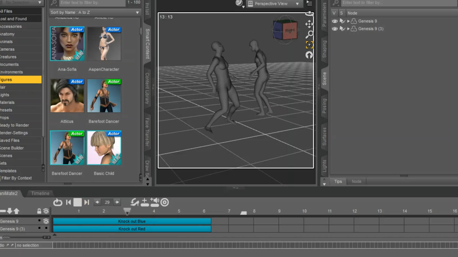 2-Match Set Boxing Animations for Genesis 9 Daz Content by Tomasi Studios