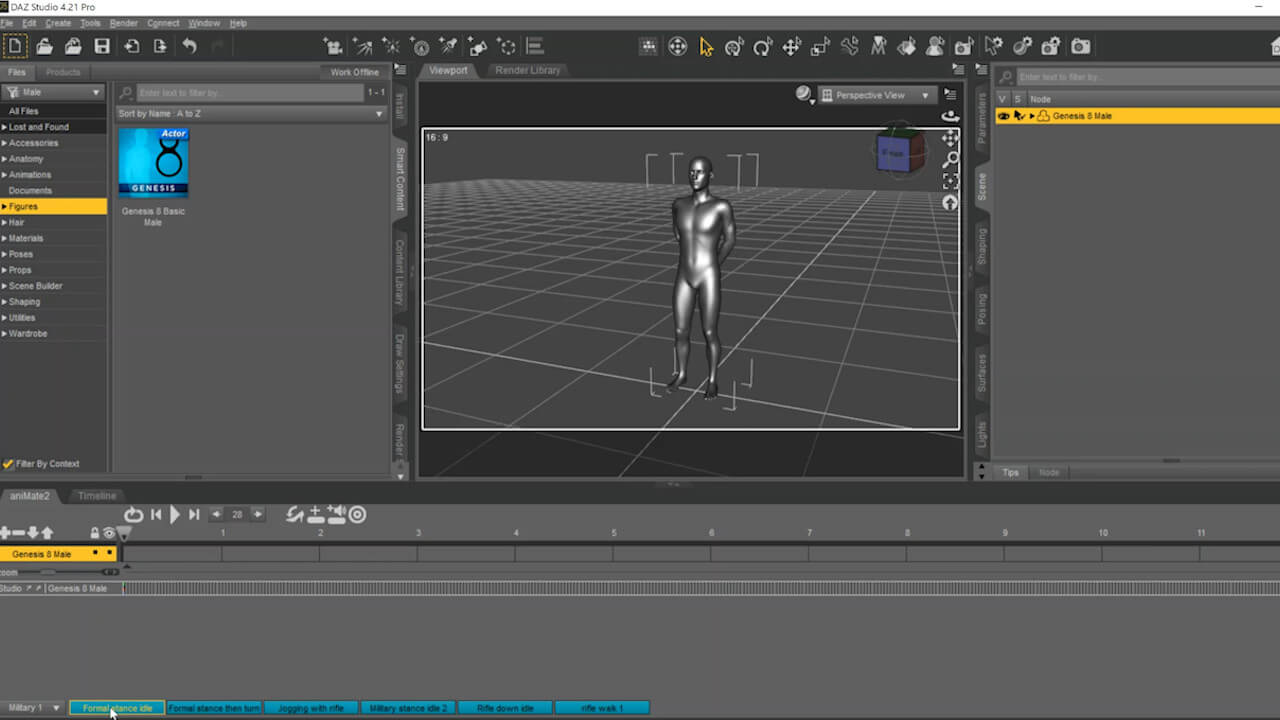 Common Military Aniblocks Motion Capture for Genesis 8 - Daz Content by ...