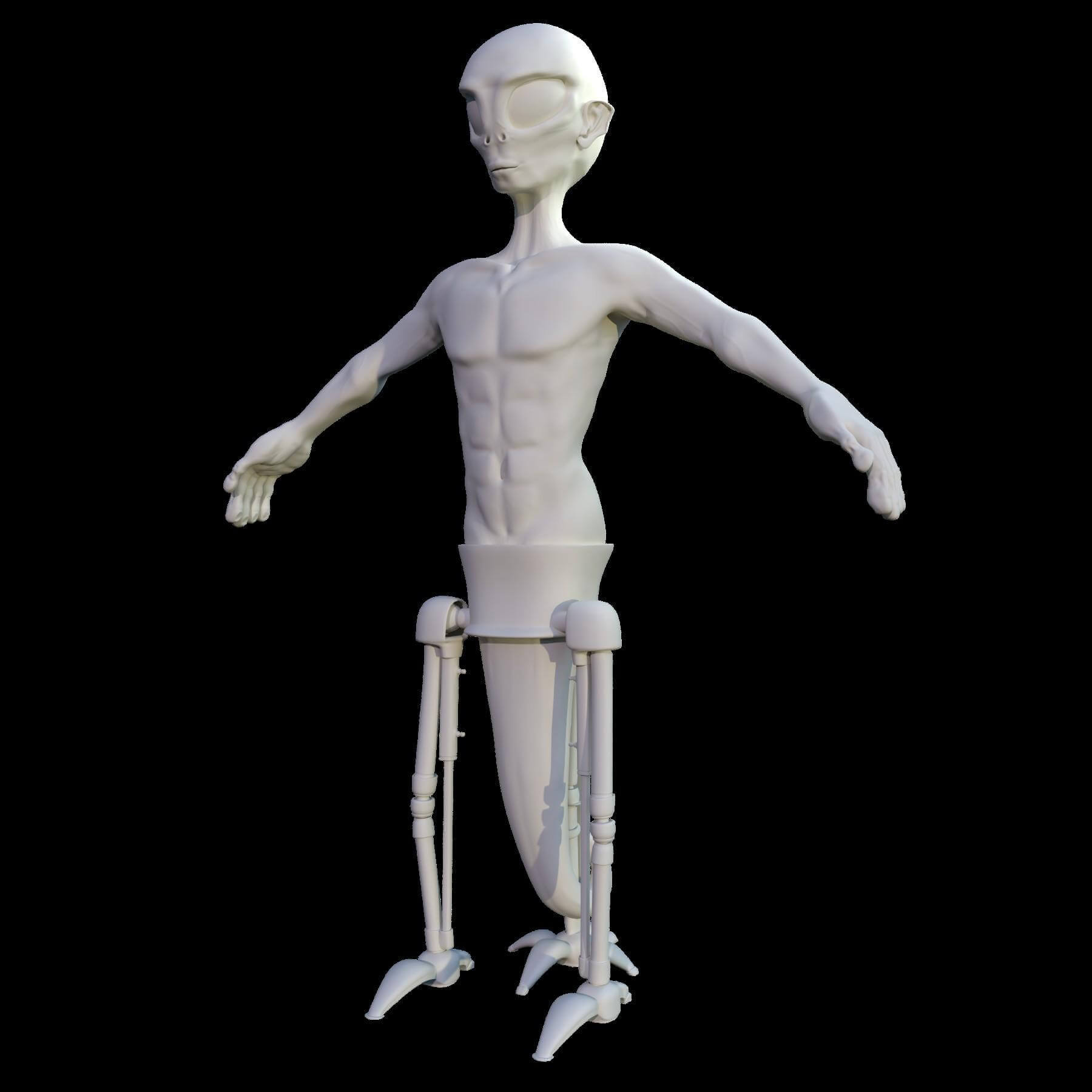 Alien Lighting 3D Render | RenderHub Gallery