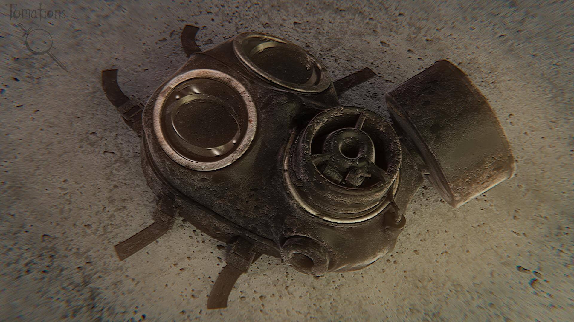 Post Apocalyptic Mask 3D Render | RenderHub Gallery