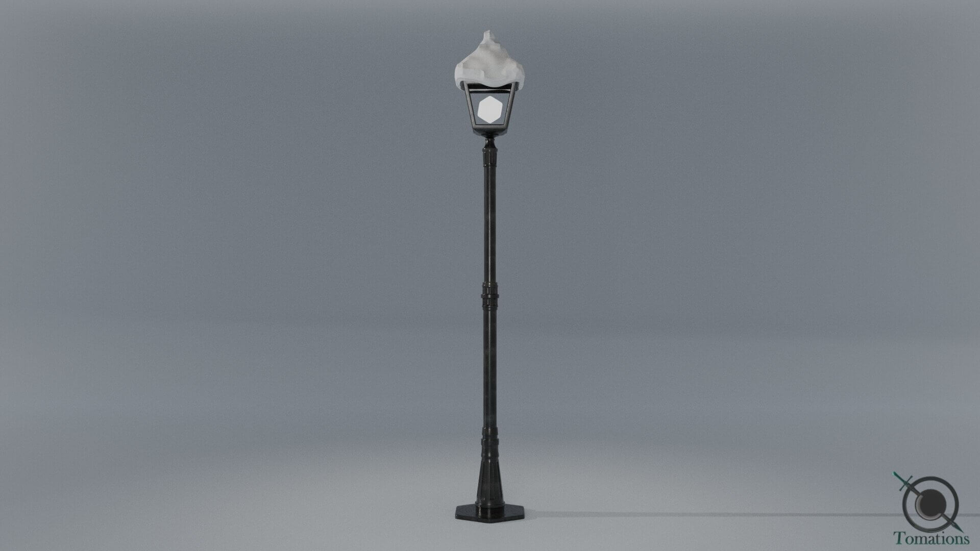 Lamp Post - Free 3D Model by Tomations