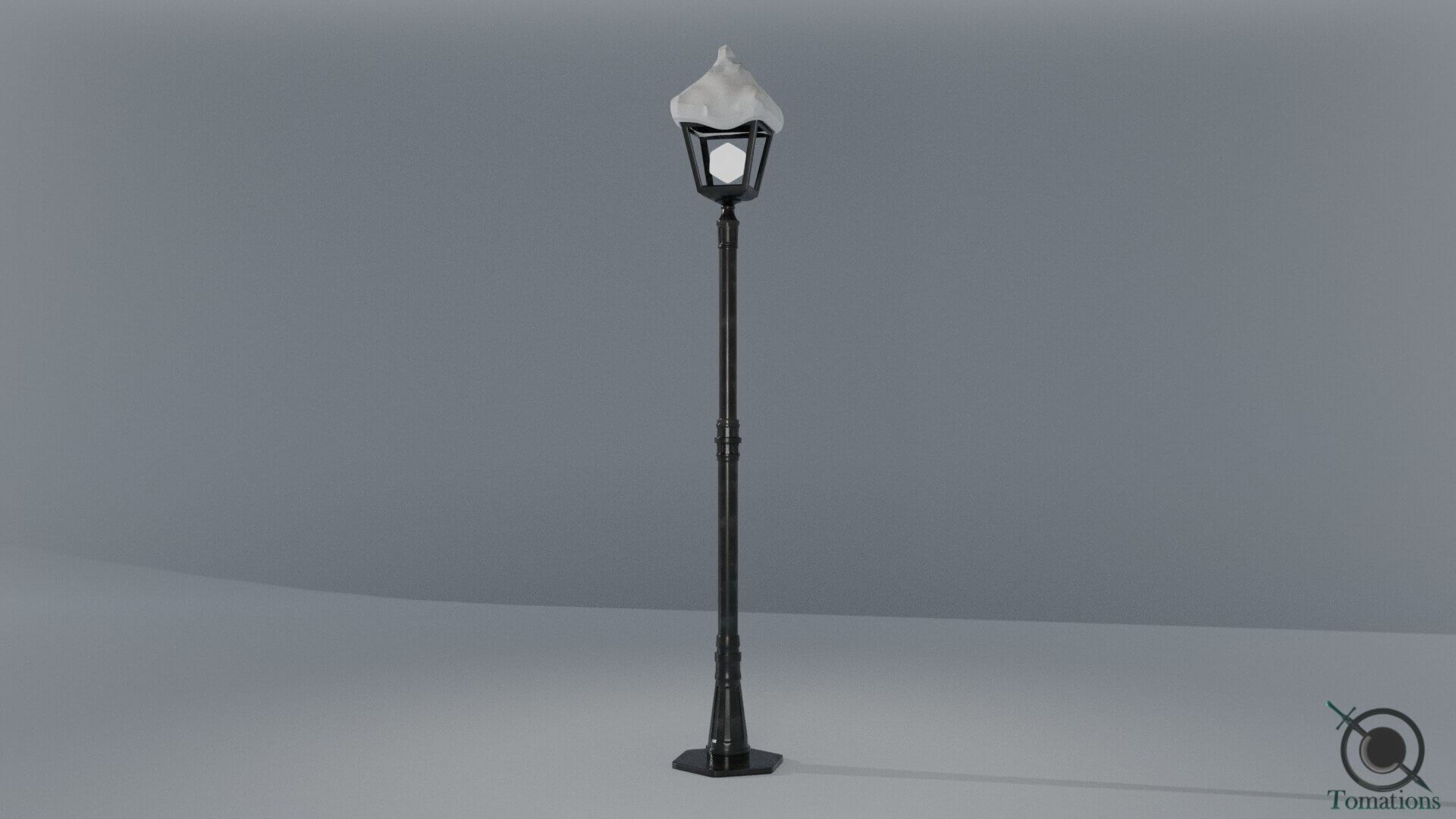 Lamp Post - Free 3D Model by Tomations