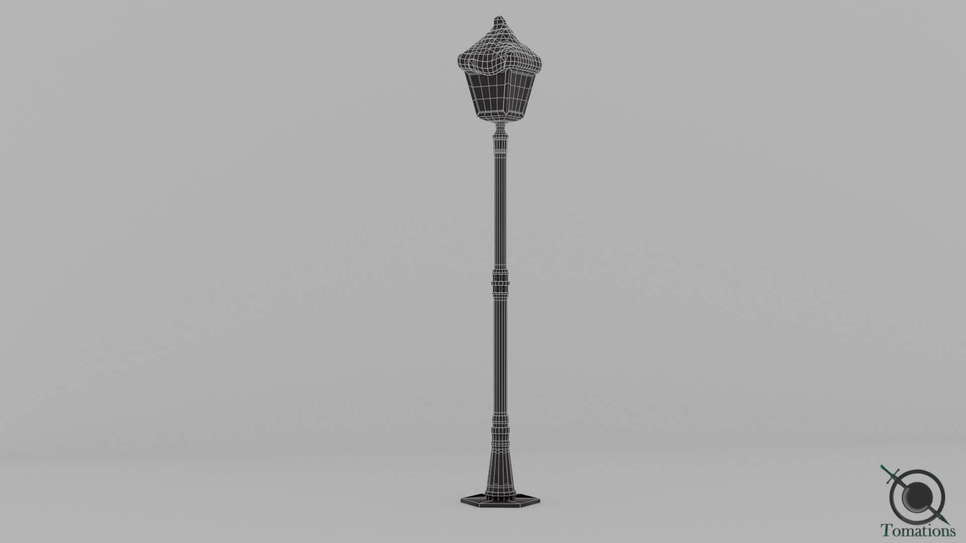 Lamp Post - Free 3D Model by Tomations