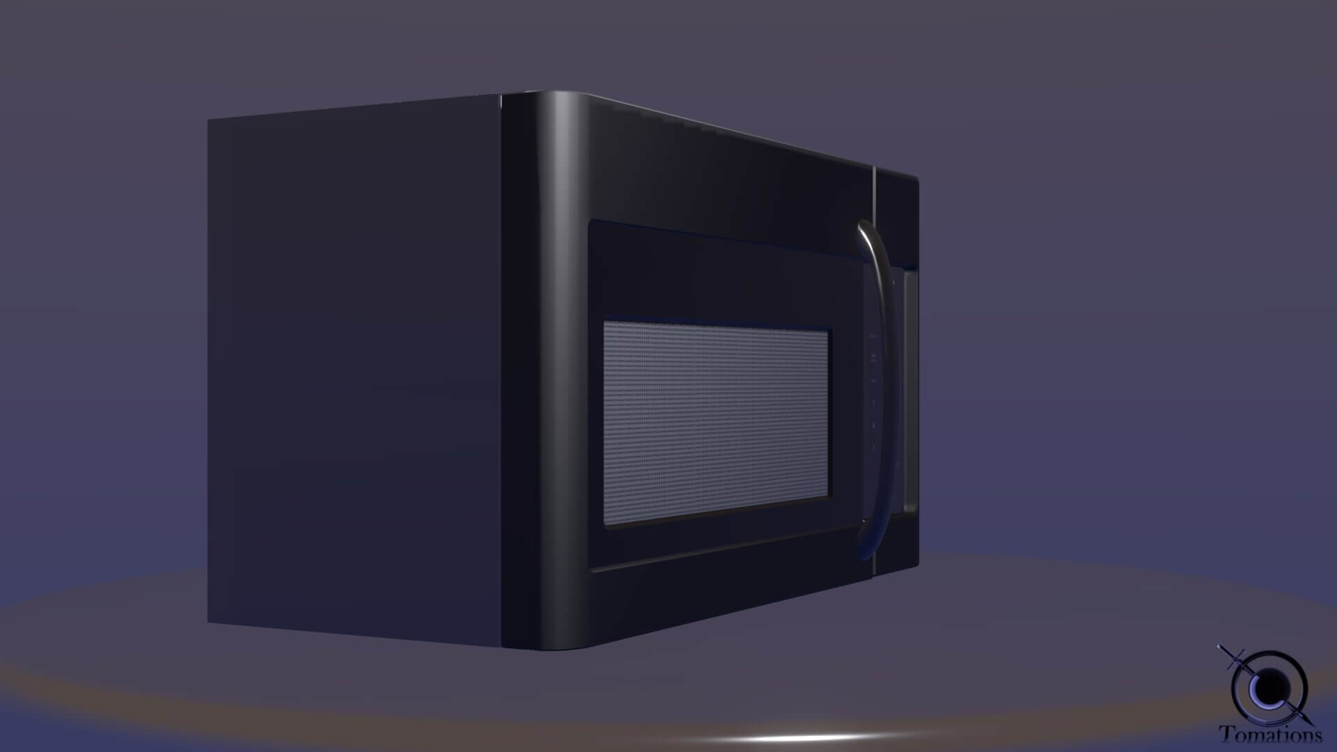 Microwave - 3D Model by Tomations