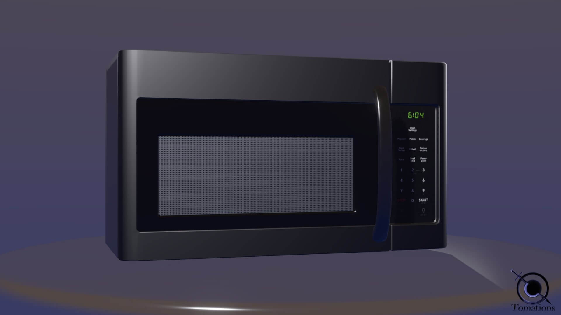 Microwave - 3D Model by Tomations