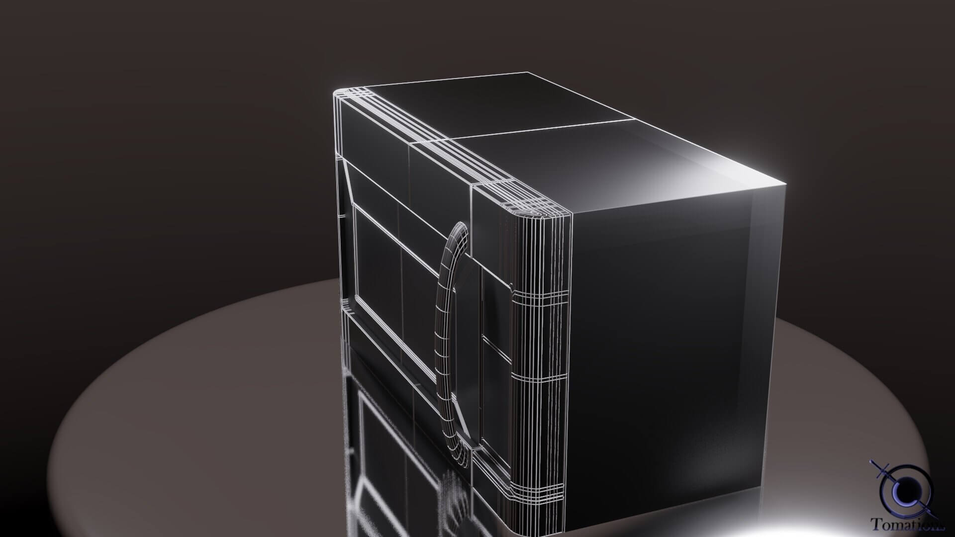 Microwave - 3D Model by Tomations