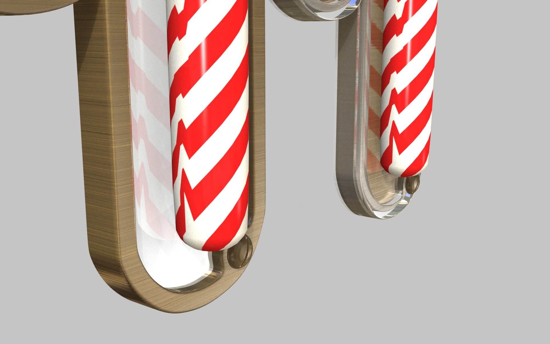 Candy Cane - 3D Model by tomoplace
