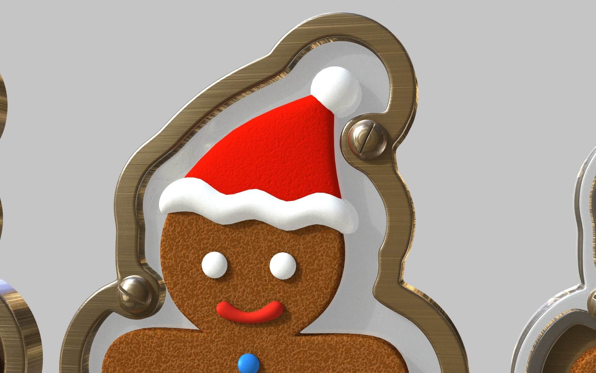 Gingerbread Man - 3D Model by tomoplace