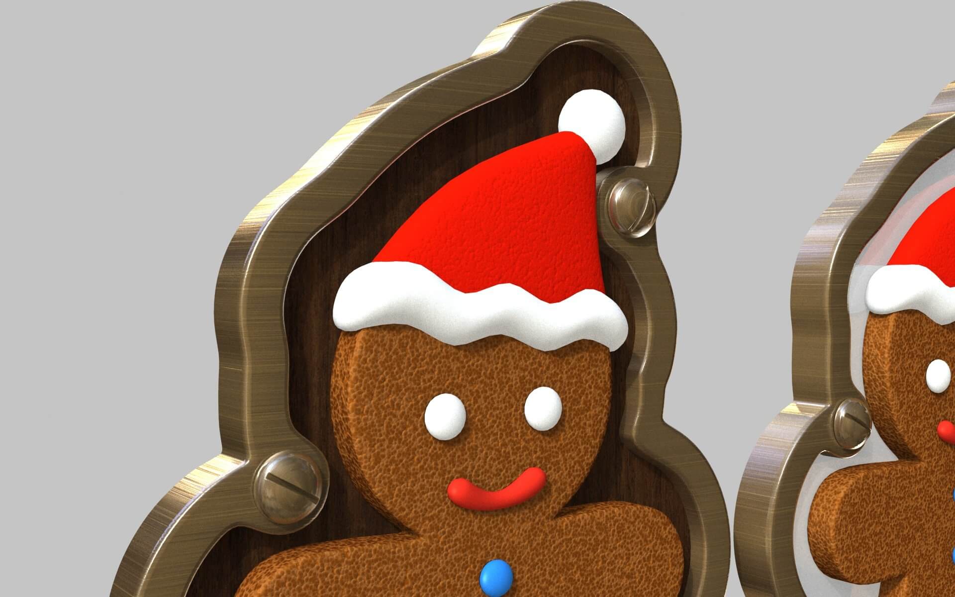 Gingerbread Man - 3D Model by tomoplace