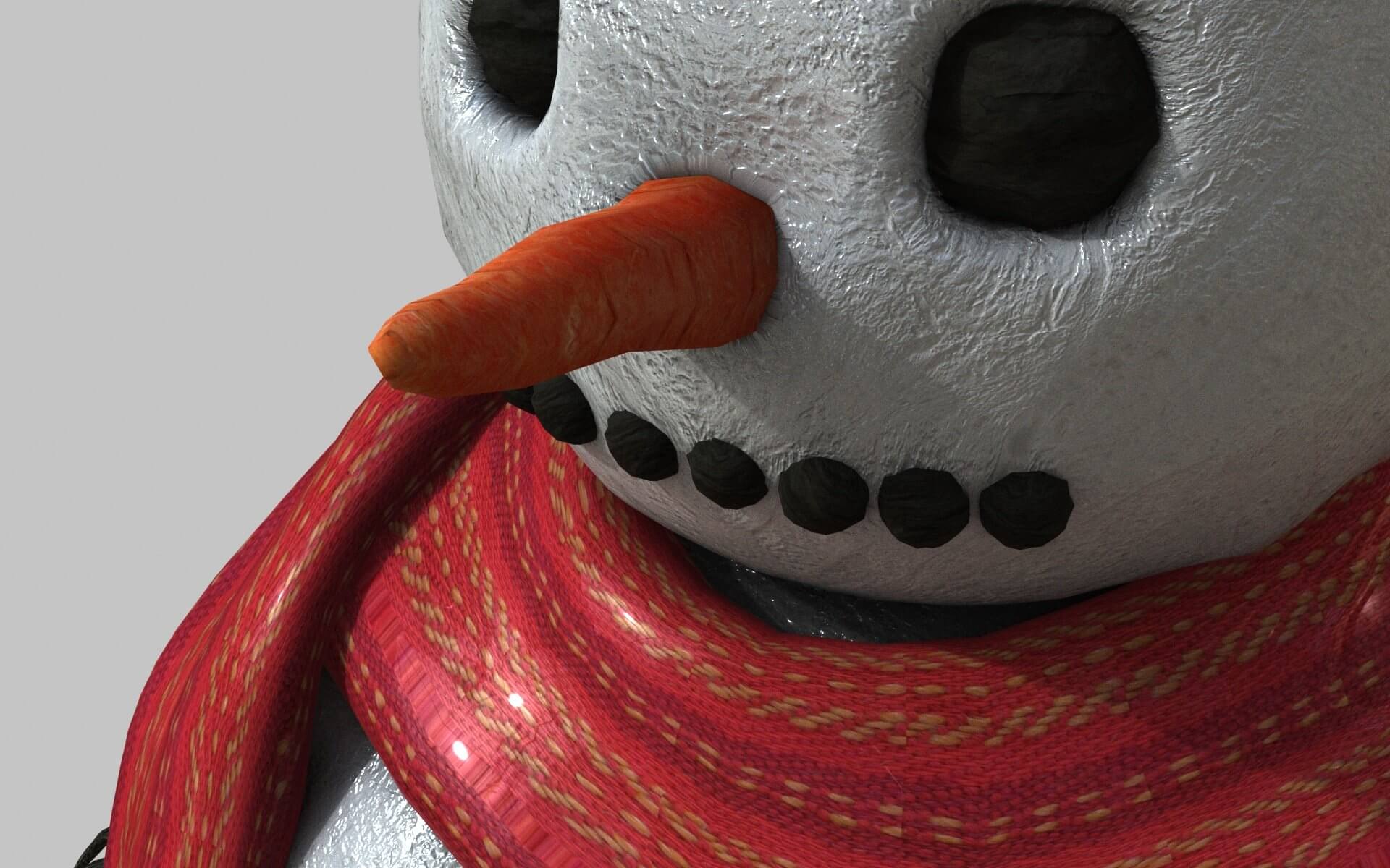 Snowman - 3D Model by tomoplace