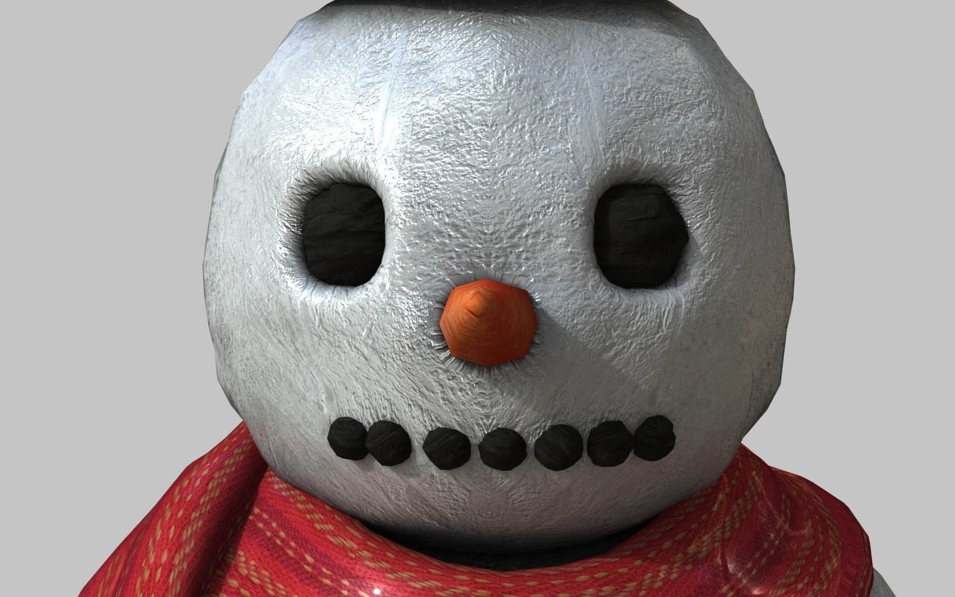 Snowman - 3D Model by tomoplace