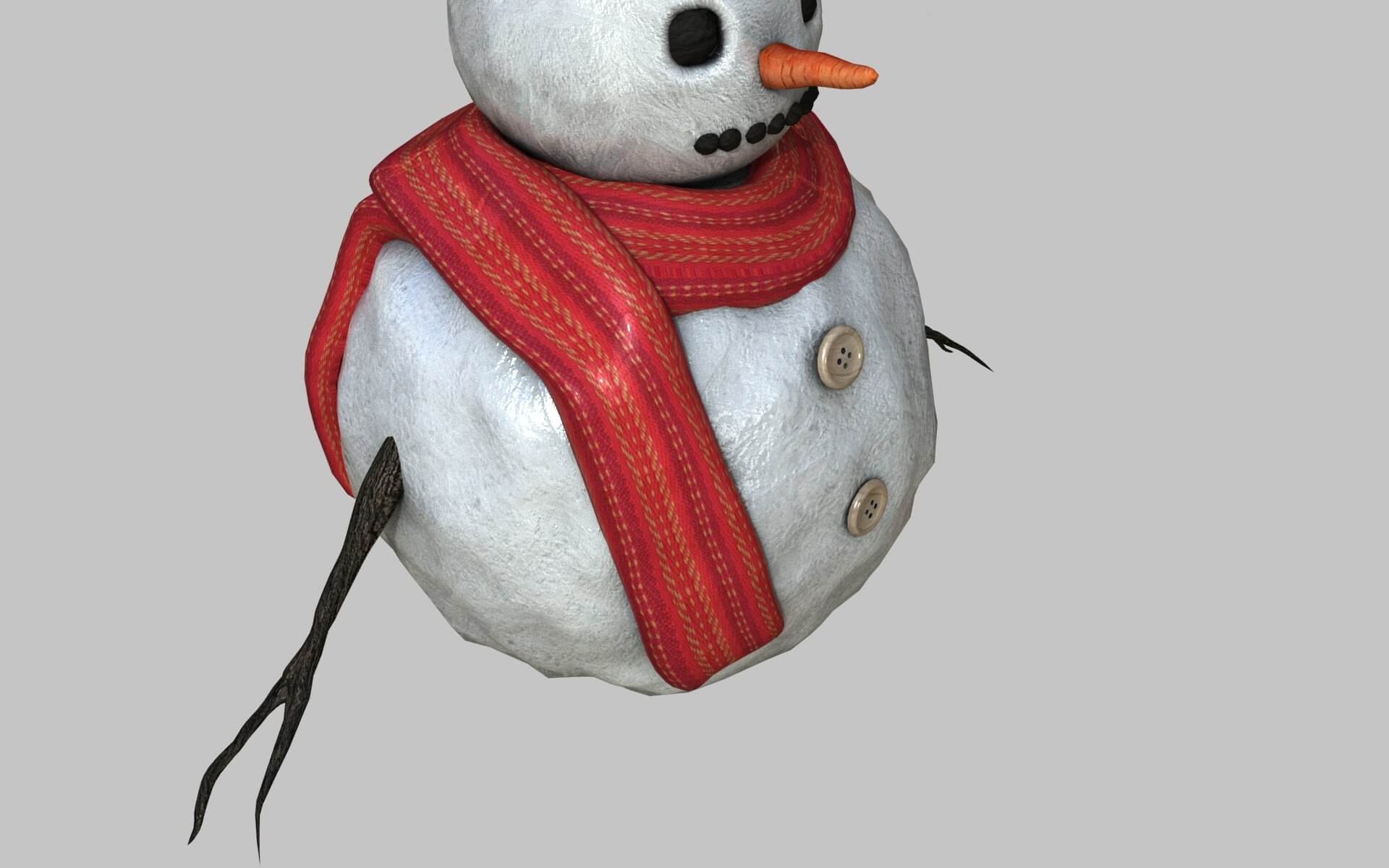 Snowman - 3D Model by tomoplace