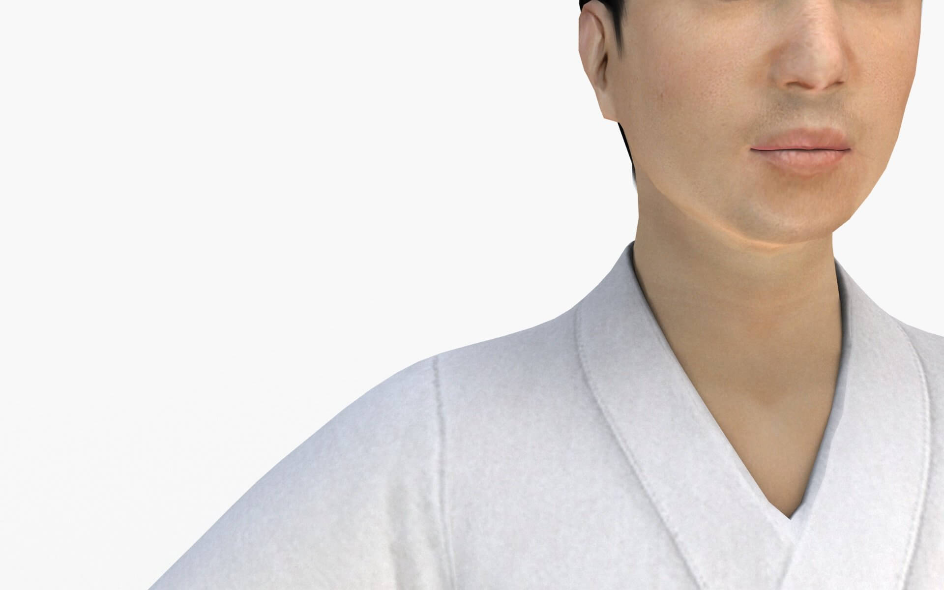 Ancient Japanese Civilian Man - 3D Model by tomoplace