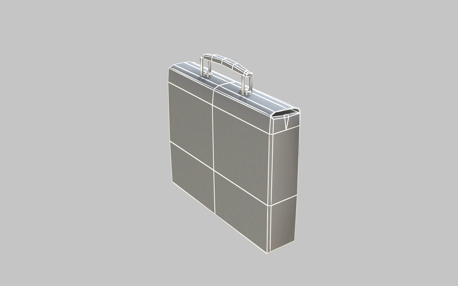 Briefcase 0001 - 3D Model by tomoplace