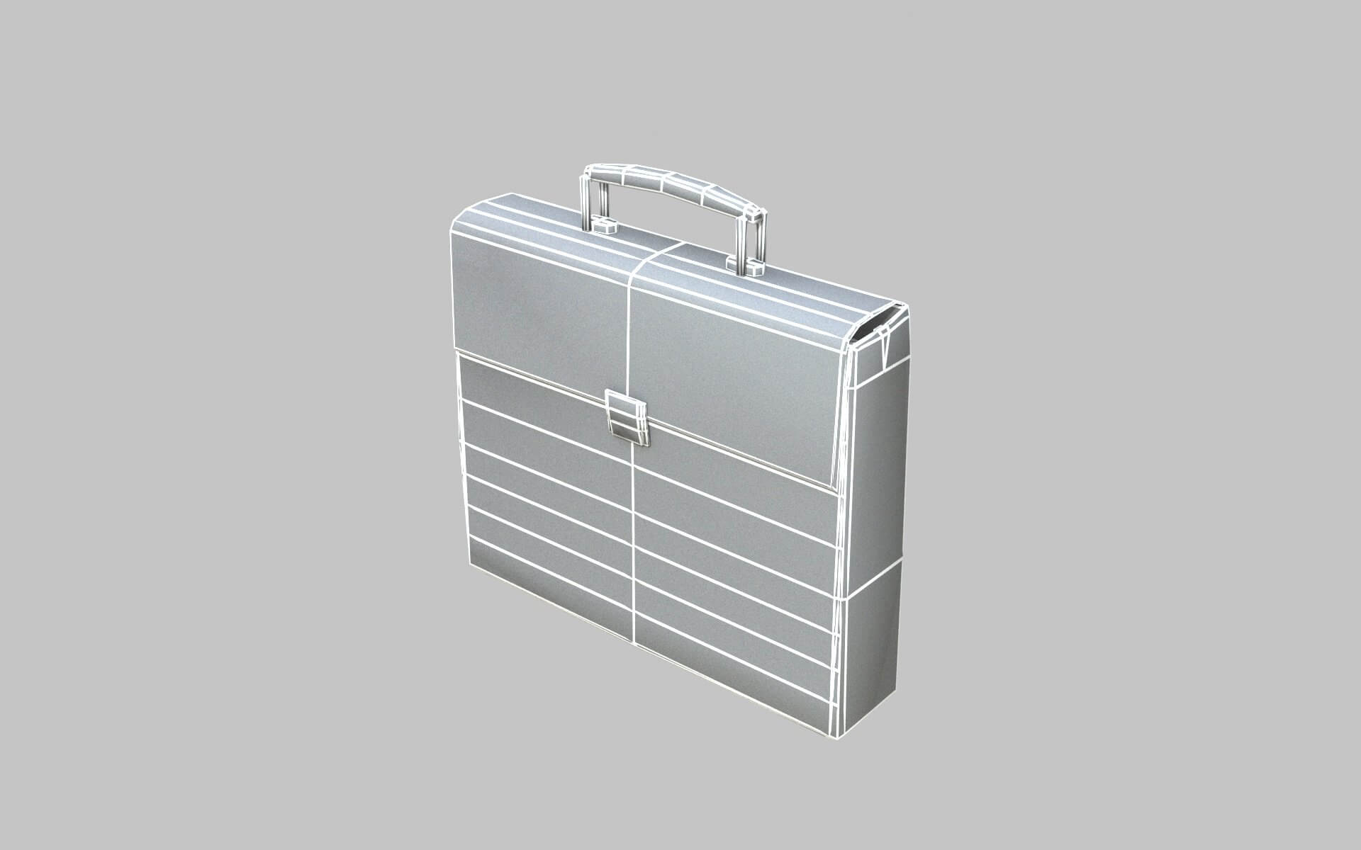 Briefcase 0001 - 3D Model by tomoplace