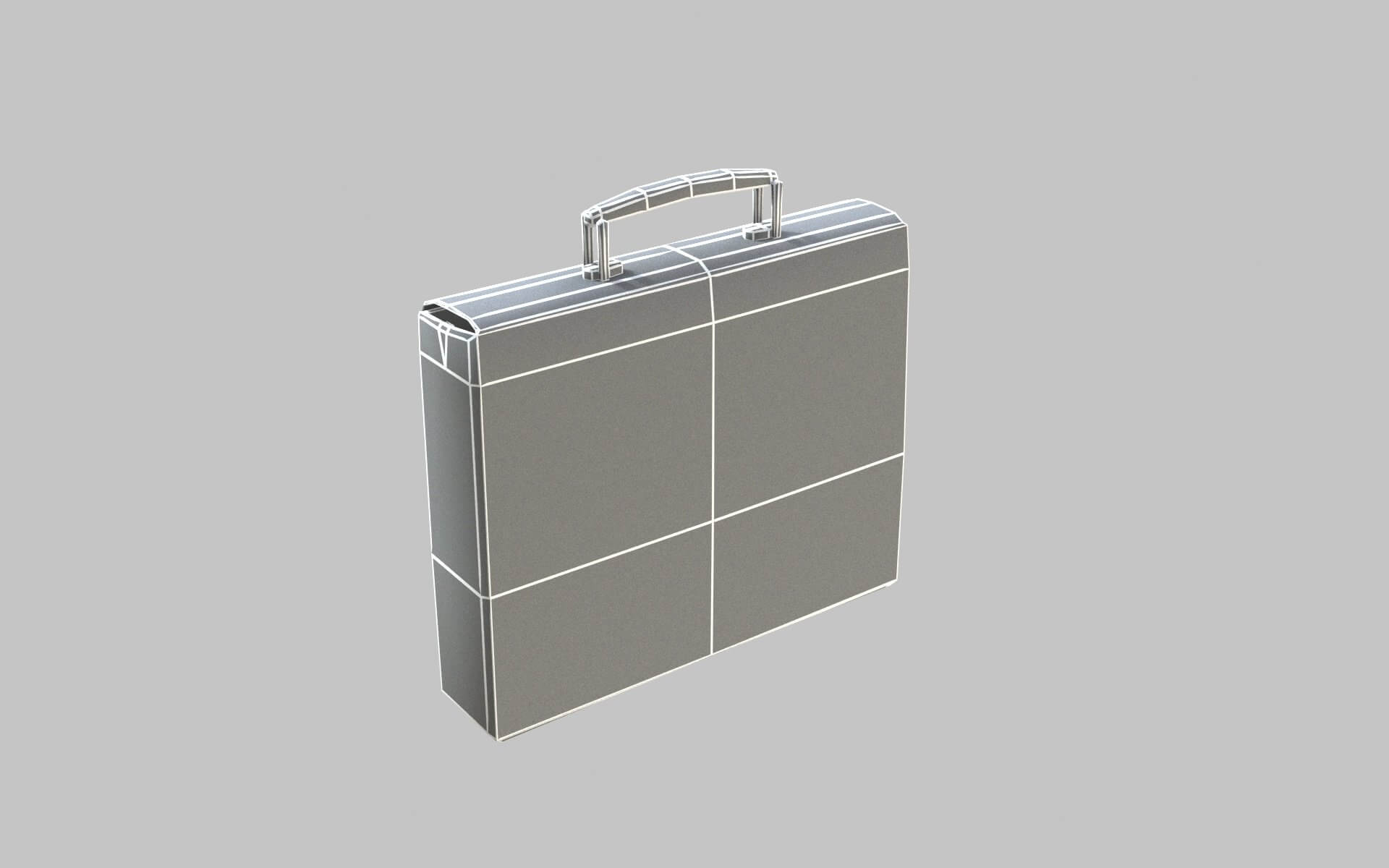 Briefcase 0001 - 3D Model by tomoplace