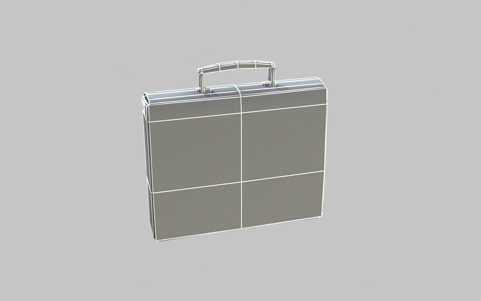 Briefcase 0001 - 3D Model by tomoplace