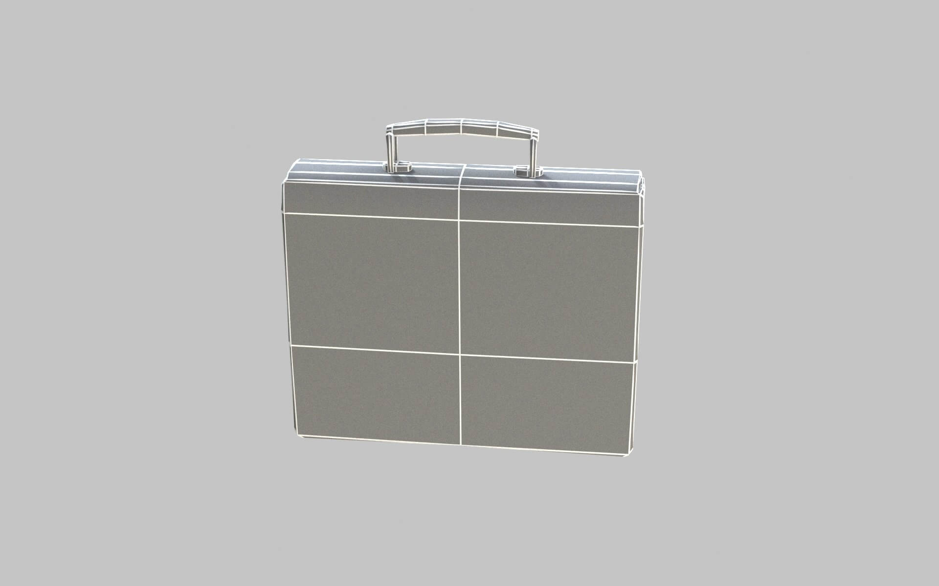 Briefcase 0001 - 3D Model by tomoplace